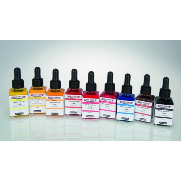 Airbrush farbe - Candy-Lack Schmincke - 9 transparente Farben